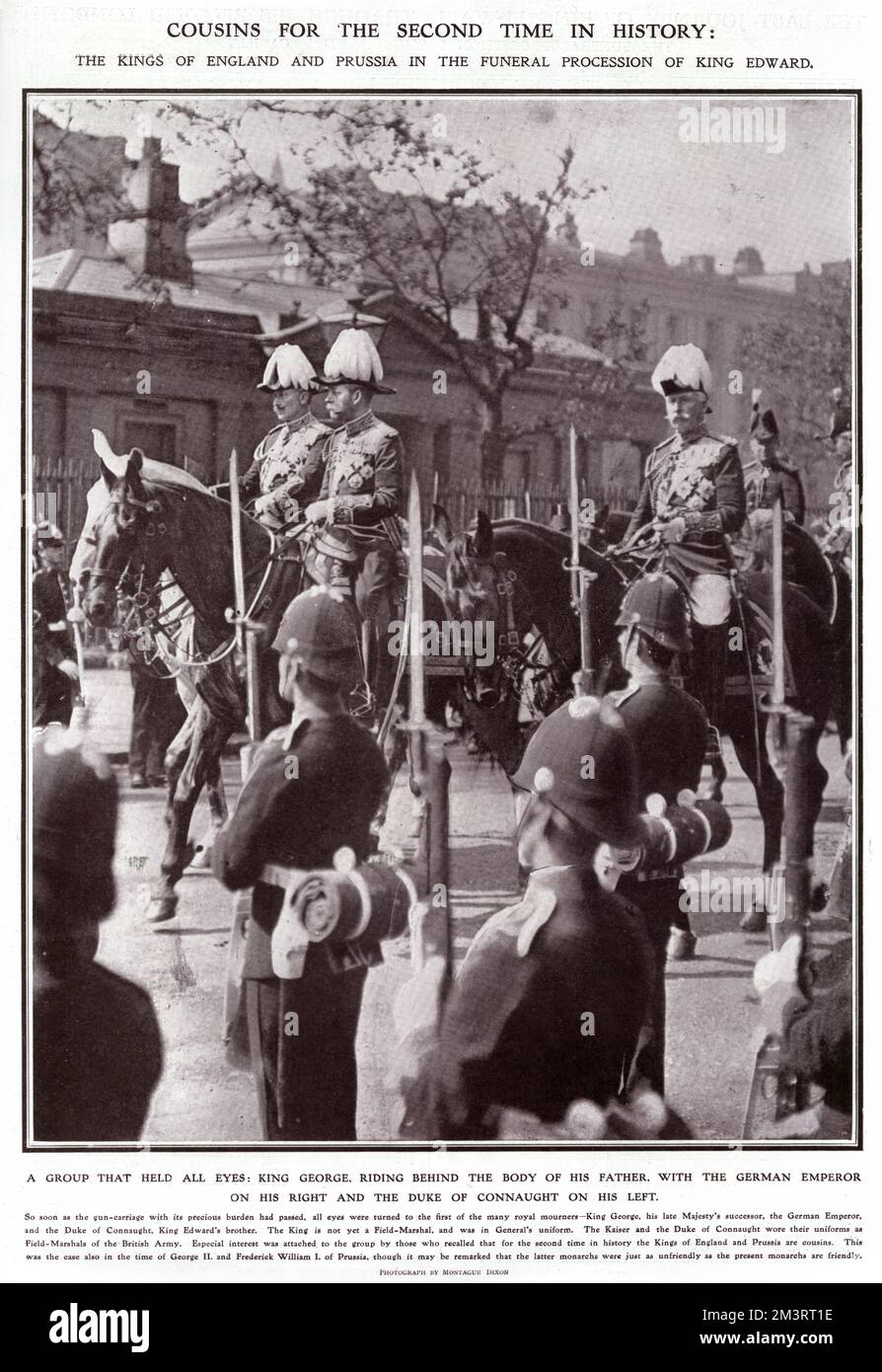 Funeral procession of King Edward VII 1910 Stock Photo - Alamy