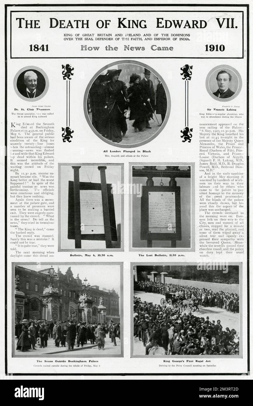 Death of king edward vii hi-res stock photography and images - Alamy
