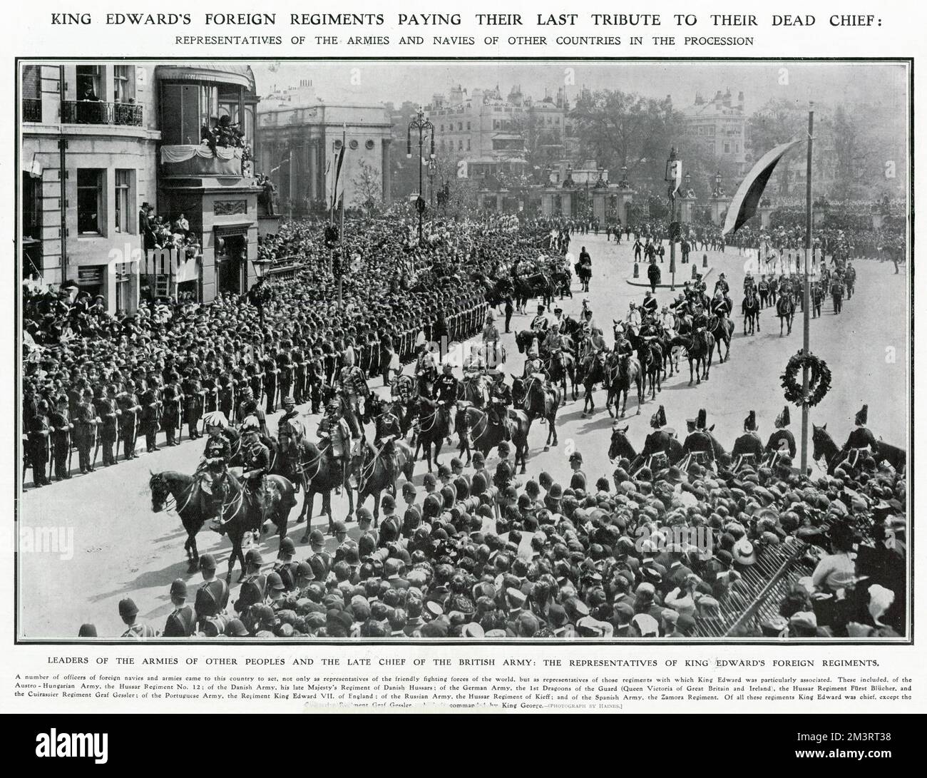 King edward vii funeral hi-res stock photography and images - Alamy