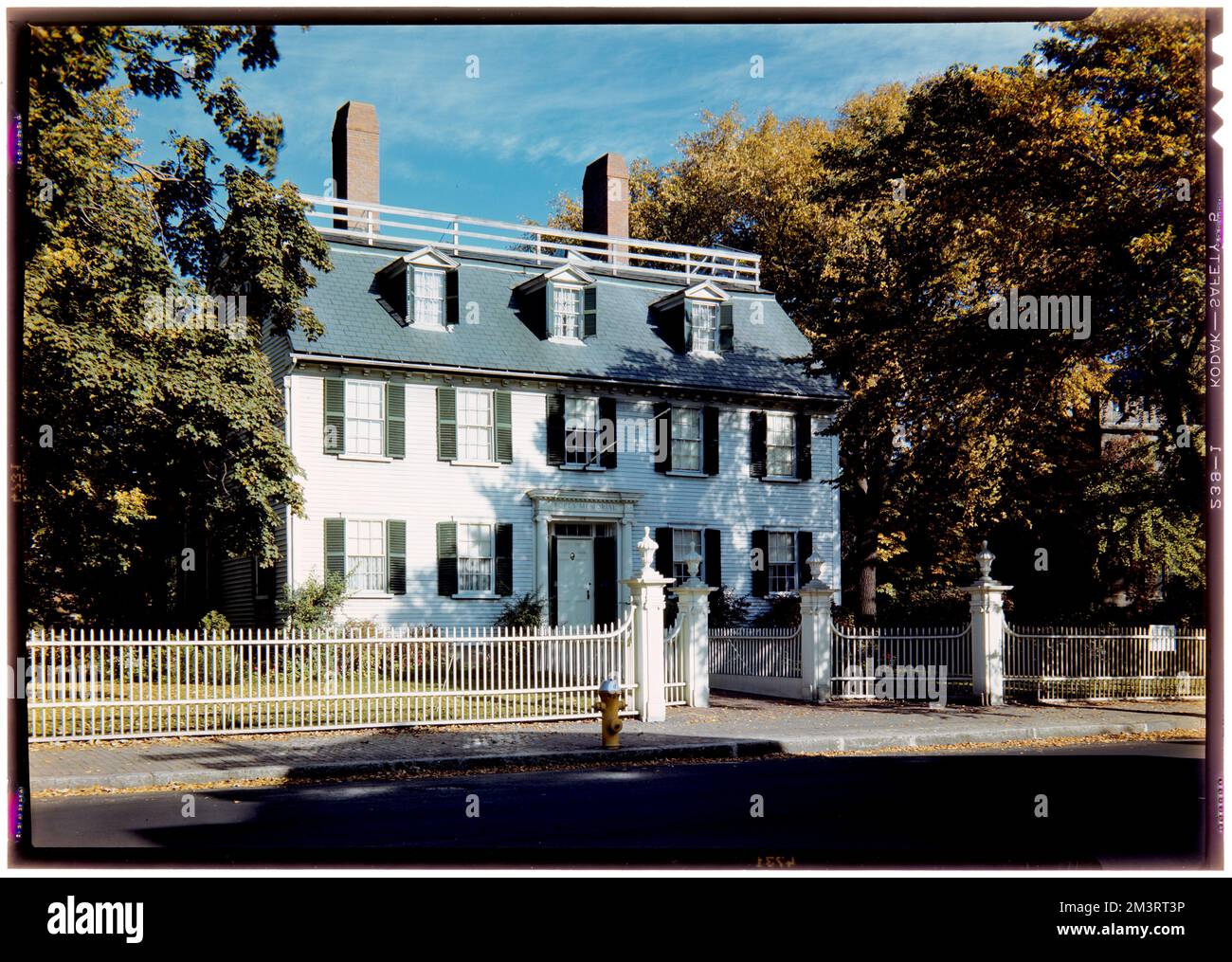 Salem, Ropes Mansion , Architecture, Dwellings, Fences. Samuel ...