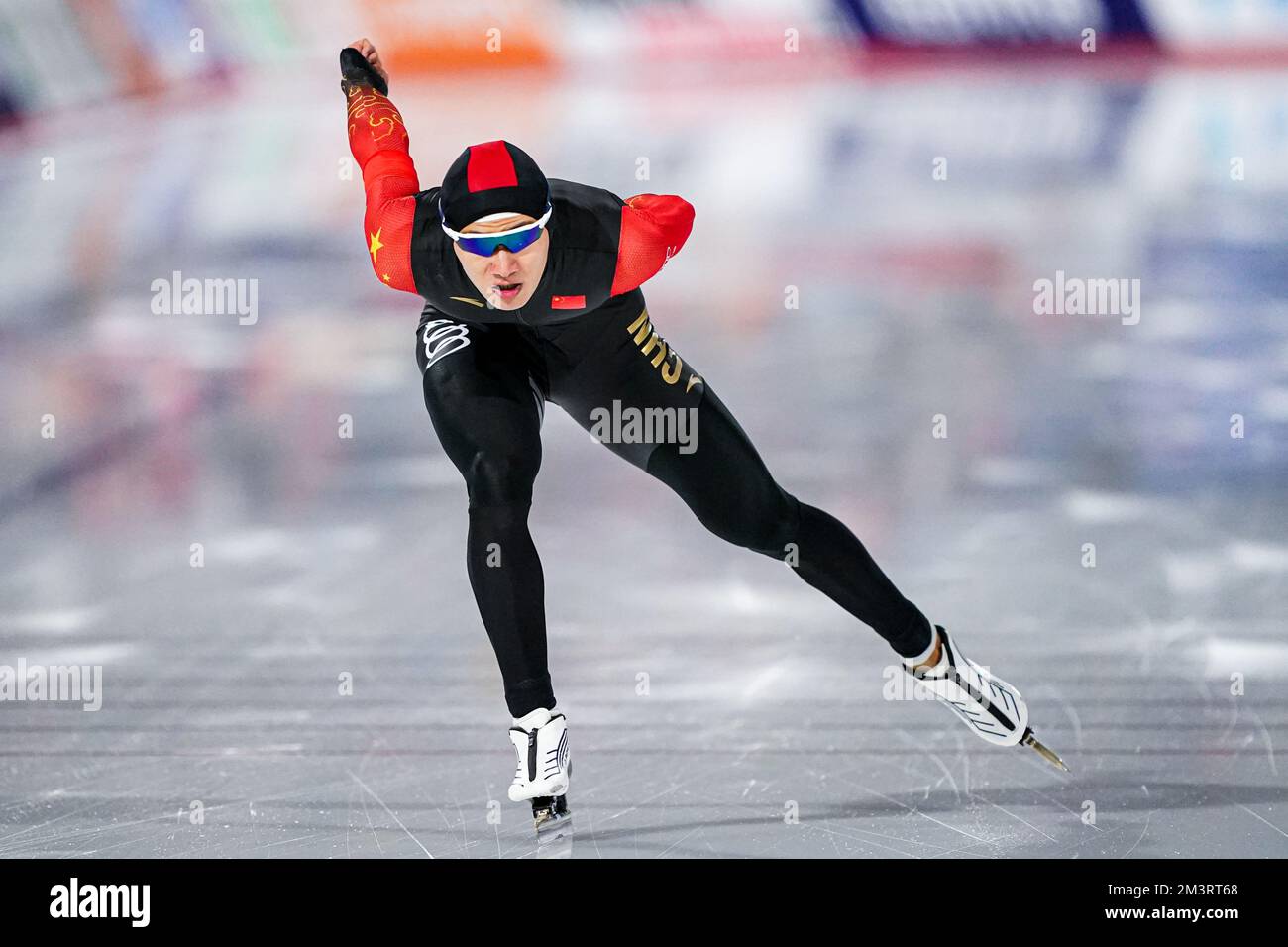 CALGARY, CANADA - DECEMBER 16: Haotian Wang of China competing on the ...