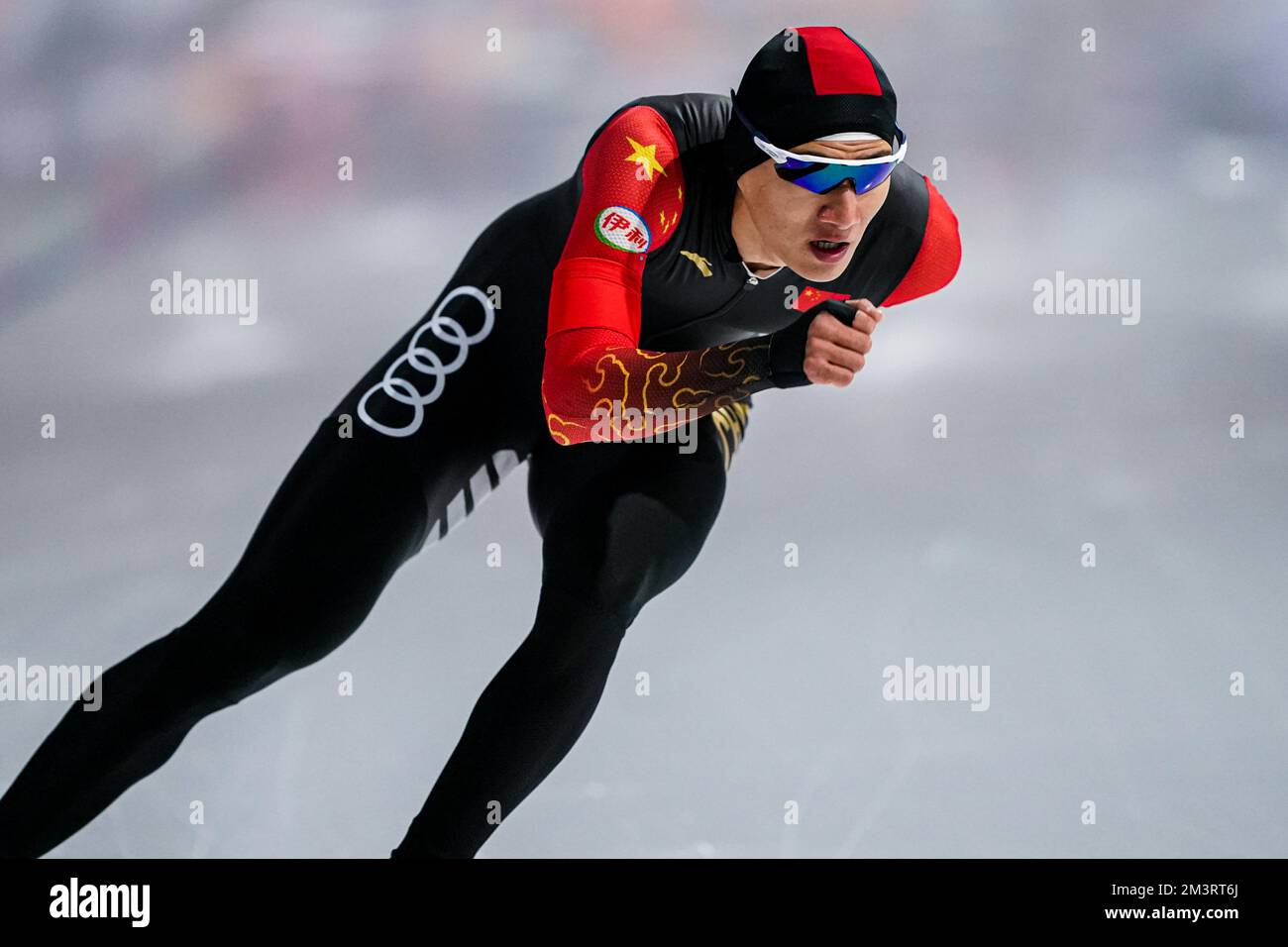 CALGARY, CANADA - DECEMBER 16: Haotian Wang of China competing on the ...