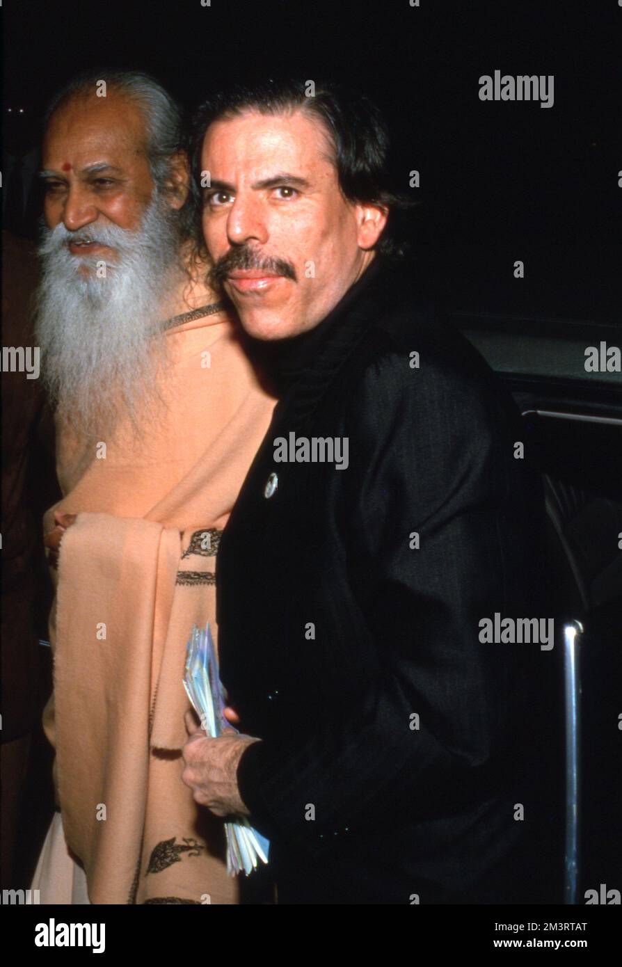 Peter Max at the opening of an exhibit of Max's art at the Hanson ...
