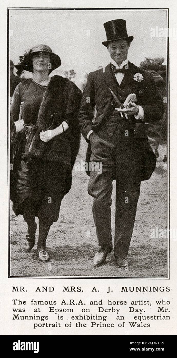 Sir alfred james munnings hi-res stock photography and images - Alamy