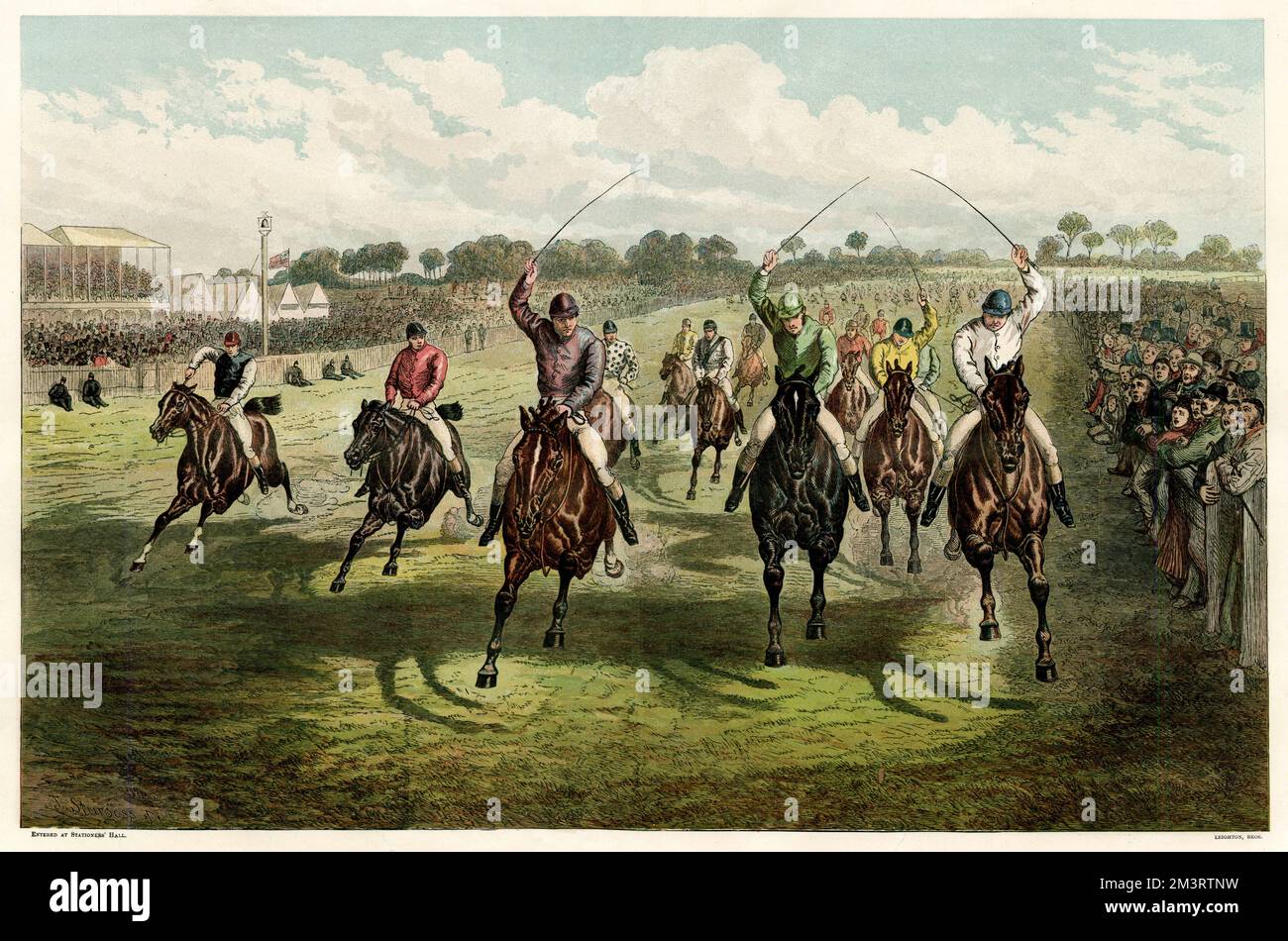 The Dream of The Derby 1875 Stock Photo - Alamy