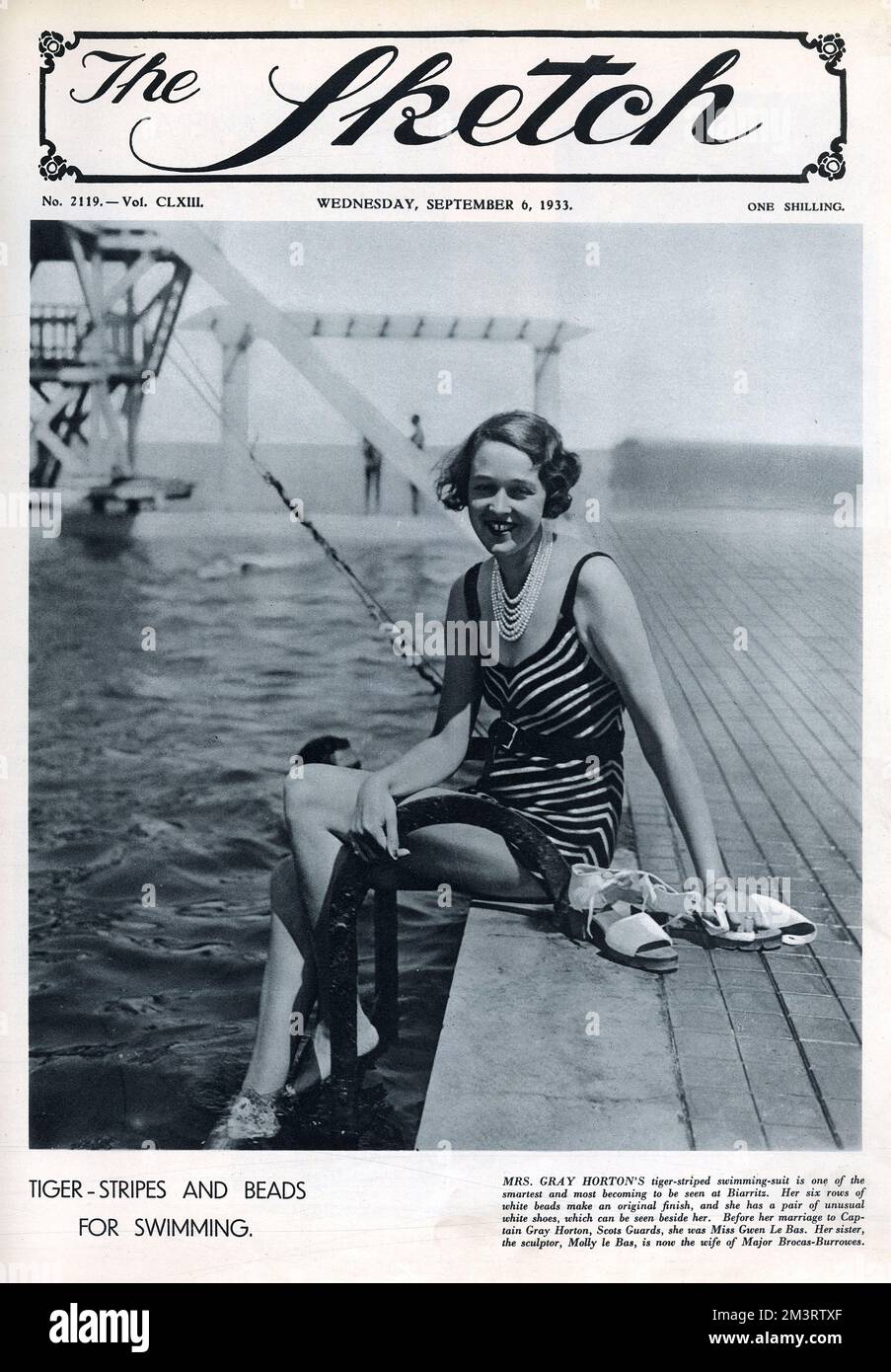 Front cover, Mrs Gray Horton, Tiger-Stripes and Beads Stock Photo - Alamy