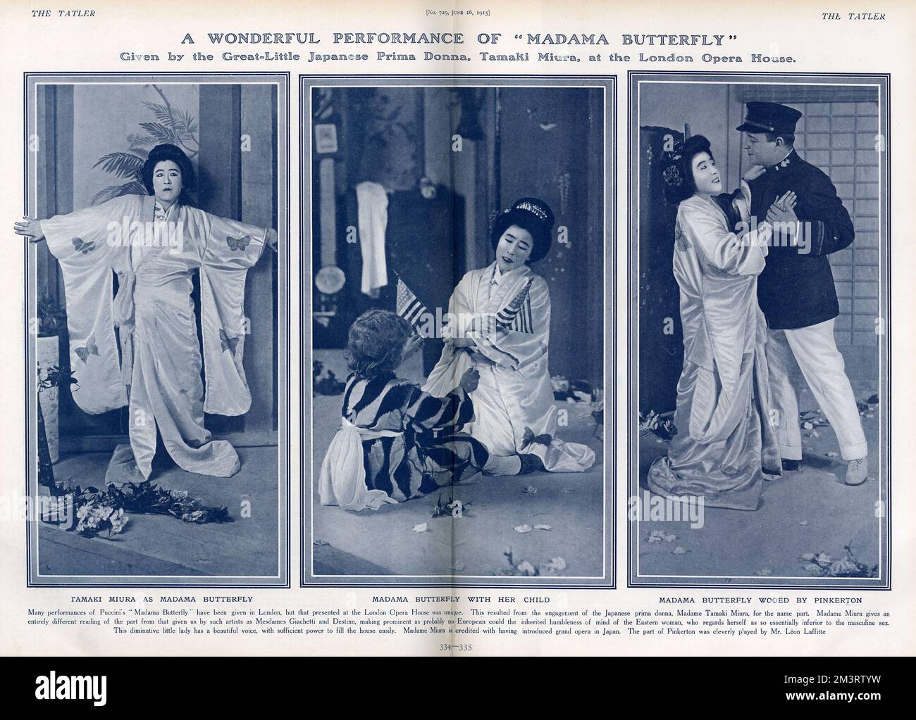 A Wonderful Performance of Madama Butterfly Stock Photo - Alamy