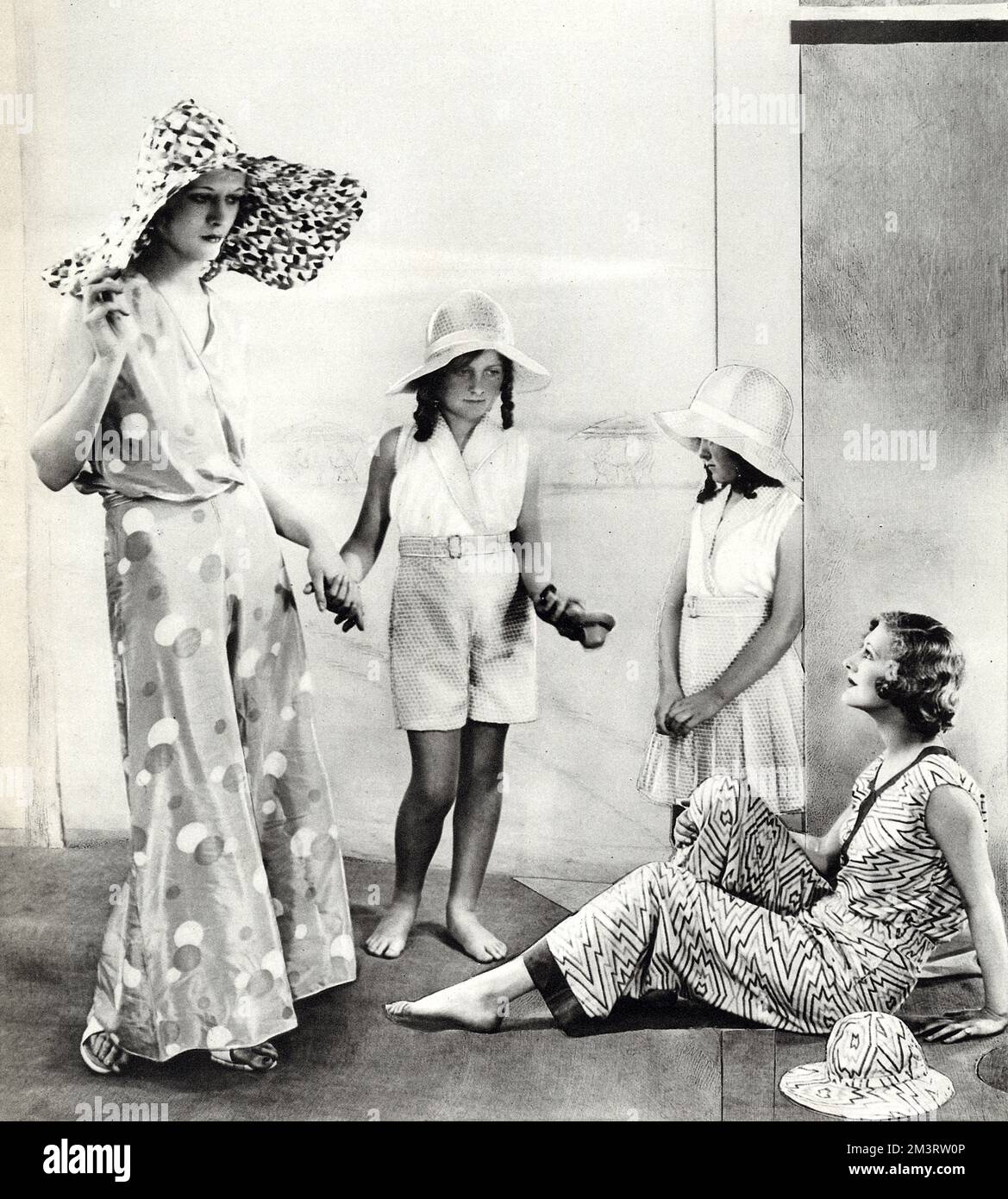 Beach pyjamas, 1931 Stock Photo - Alamy