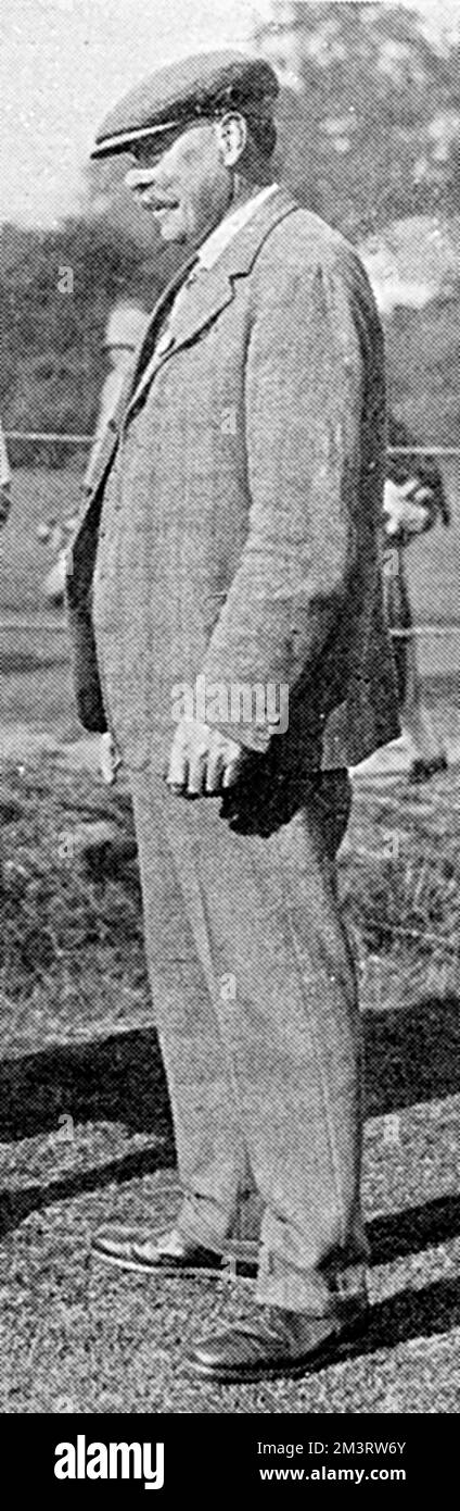 James Braid (1870 - 1950), golfer. Date: 1929 Stock Photo - Alamy