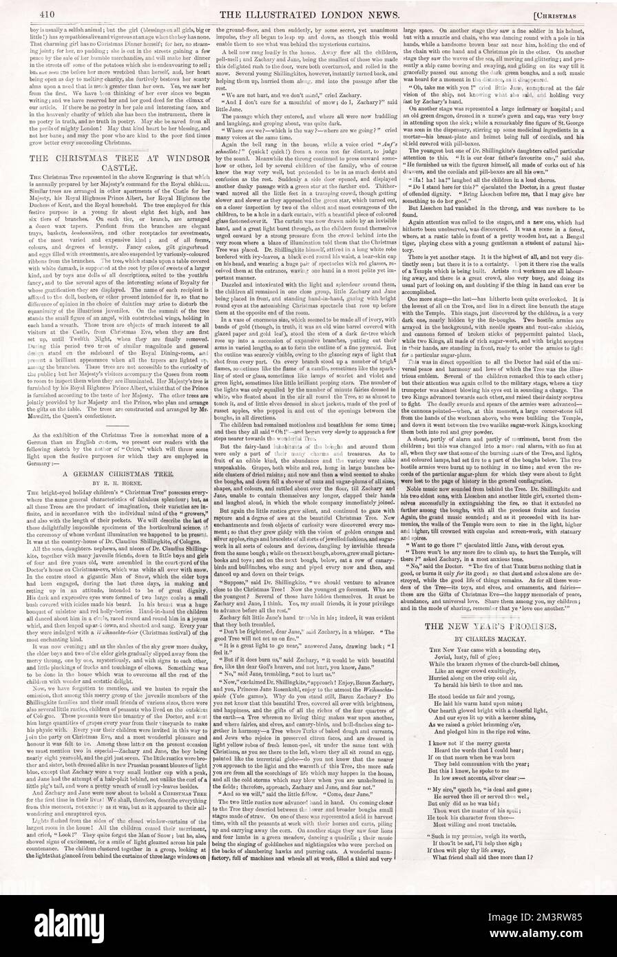 Illustrated london news christmas tree hi-res stock photography and ...