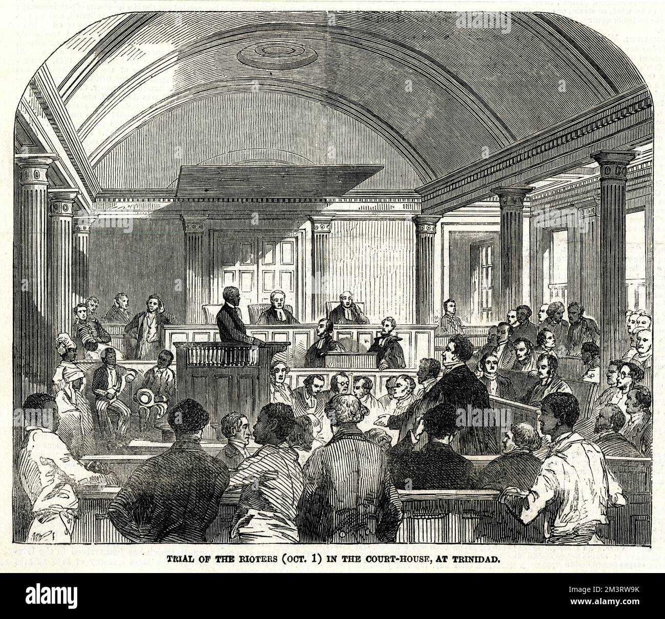 Courtroom witness box hi-res stock photography and images - Alamy