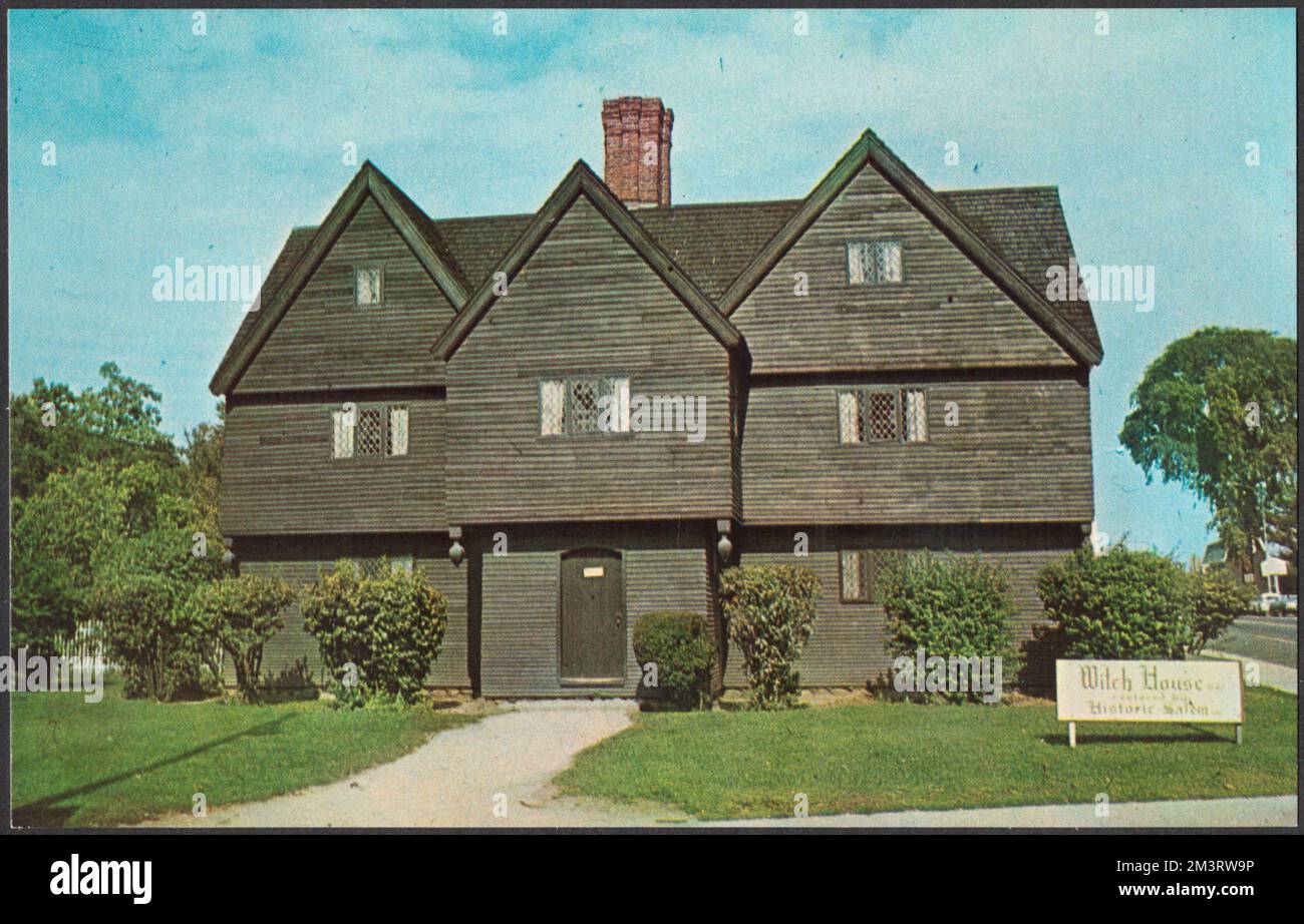 Salem witch house, built 1642, Salem, Mass. , Historic buildings ...