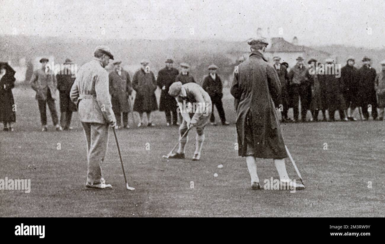 James Braid at Blackwell Heath 1922 Stock Photo - Alamy