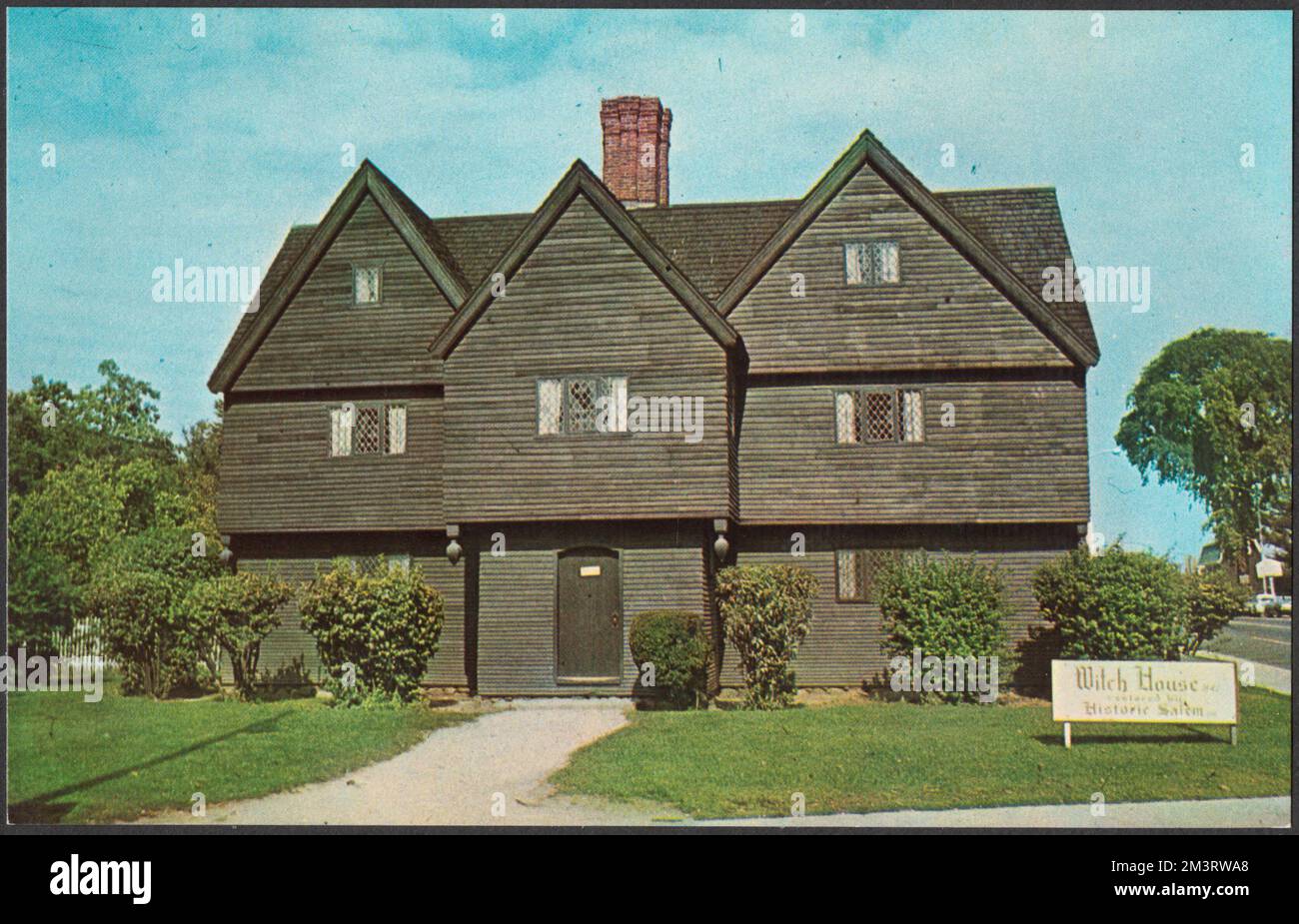 Salem witch house, built 1642, Salem, Mass. , Historic buildings ...
