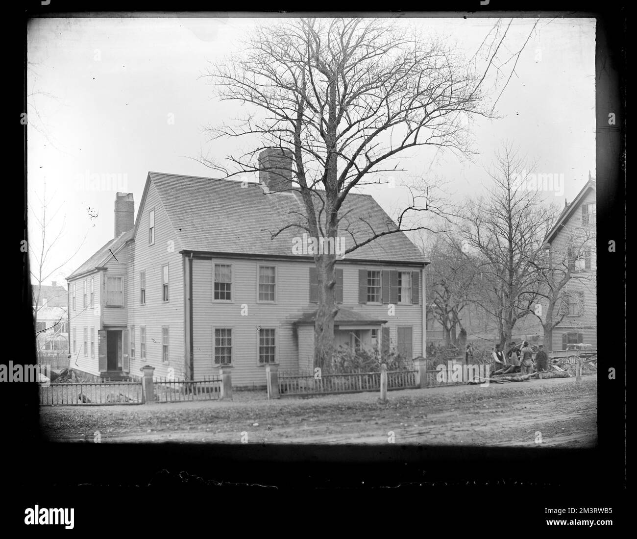Sally Jones house 152-154 Main St. , Storms. Hingham Public Library ...