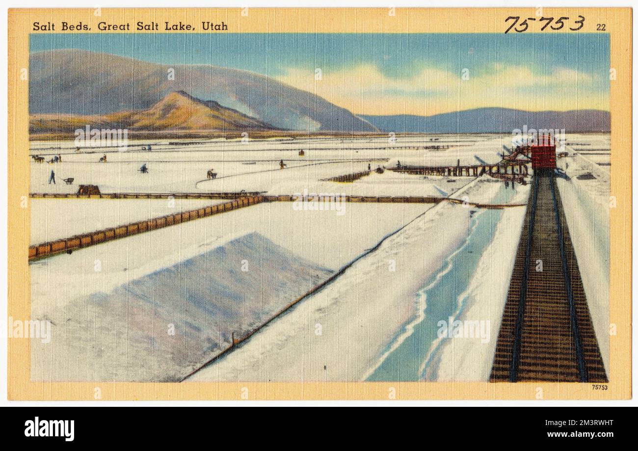Salt beds Cut Out Stock Images & Pictures - Alamy