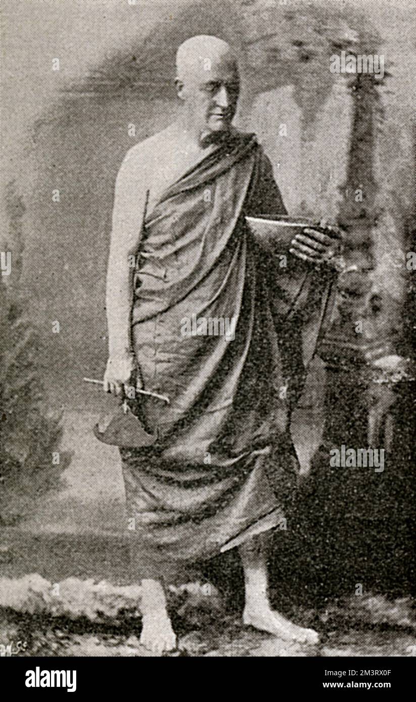 An Indian Priest Stock Photo - Alamy