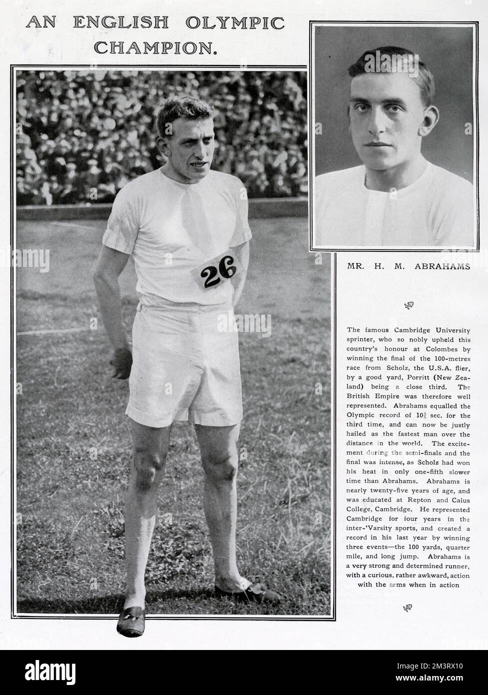 Harold abrahams hi-res stock photography and images - Alamy