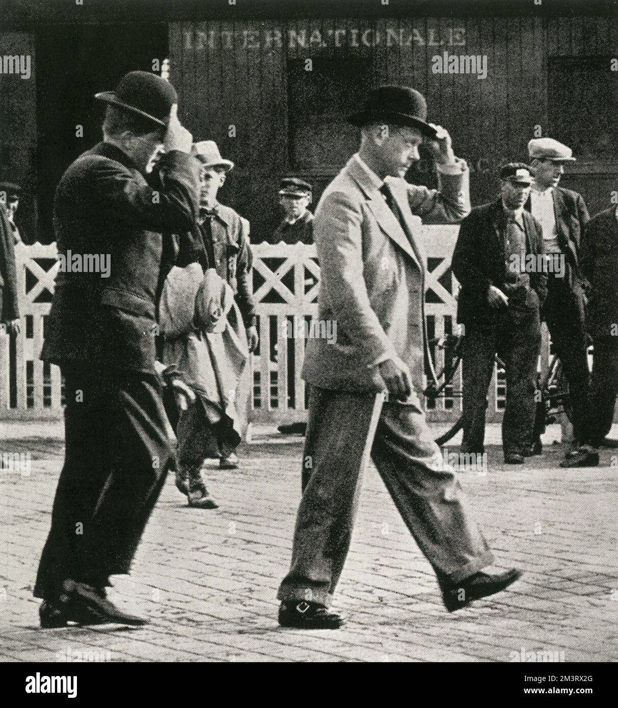 King Edward VIII at Calais Station Stock Photo - Alamy