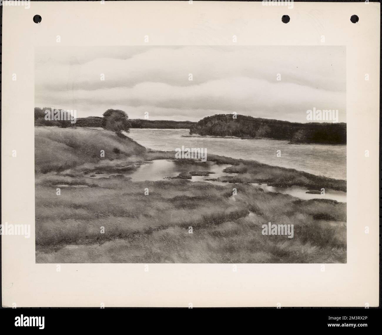 Salt marsh & stream , Wetlands, Streams. The Massachusetts WPA Federal ...