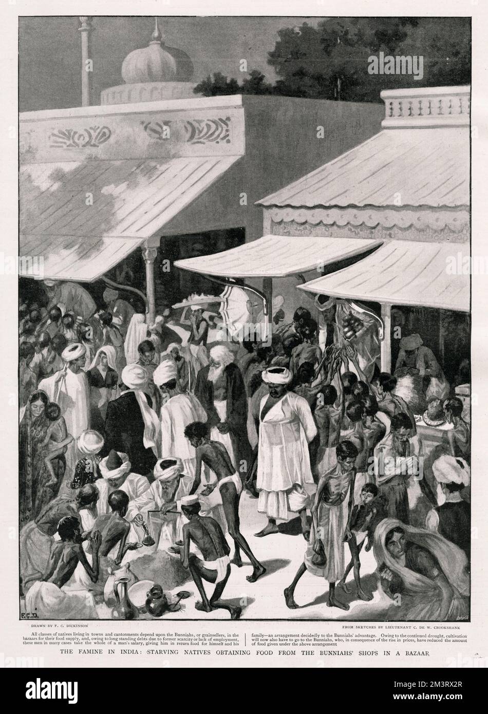 India grain famine hi-res stock photography and images - Alamy