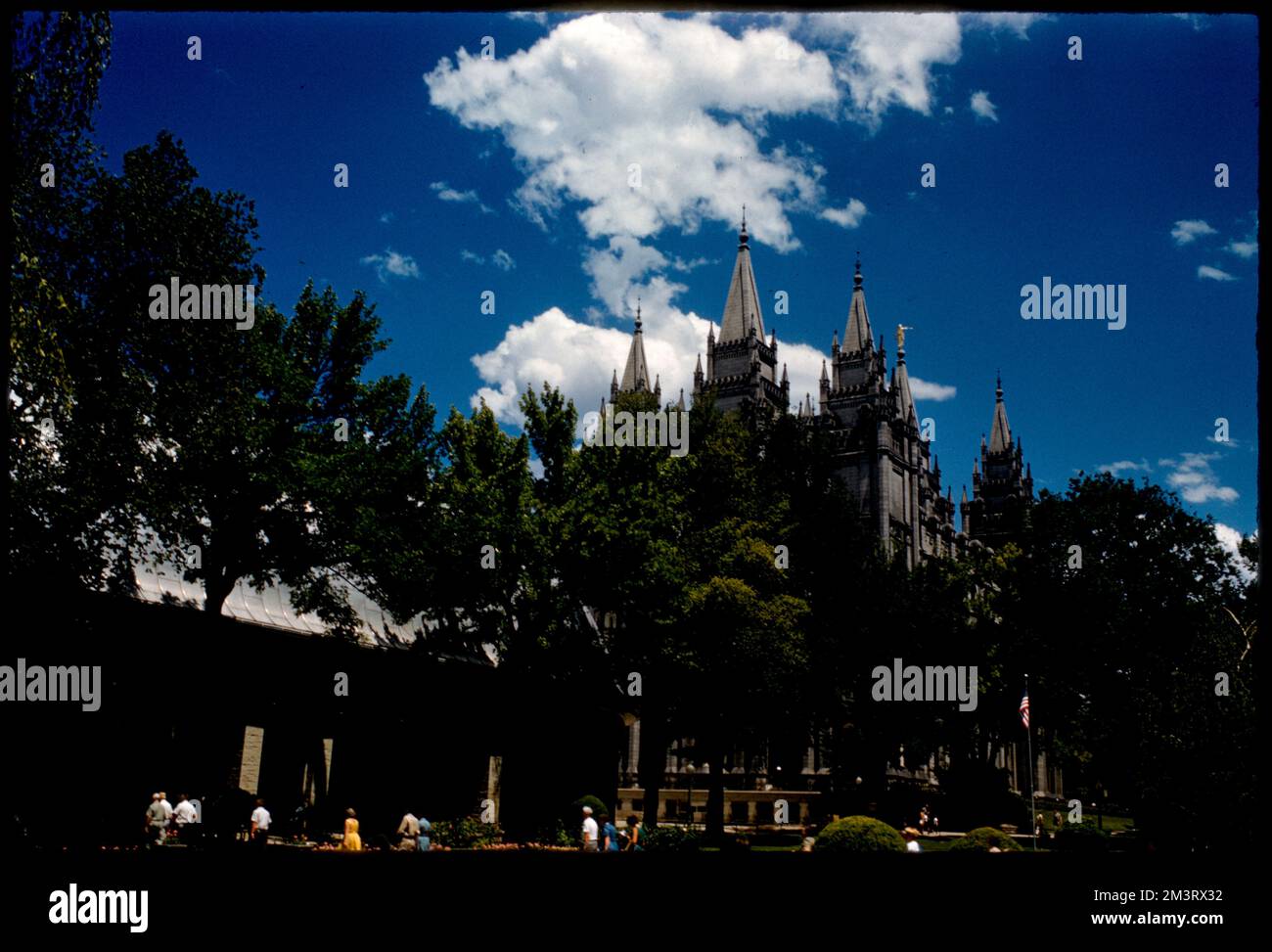 Salt Lake Tabernacle and Salt Lake Temple, Salt Lake City, Utah ...