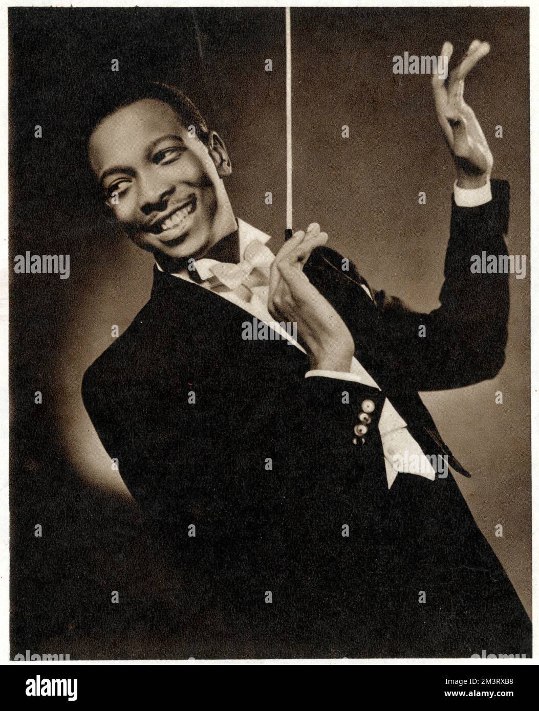 Ken 'Snakehips' Johnson - band leader Stock Photo - Alamy