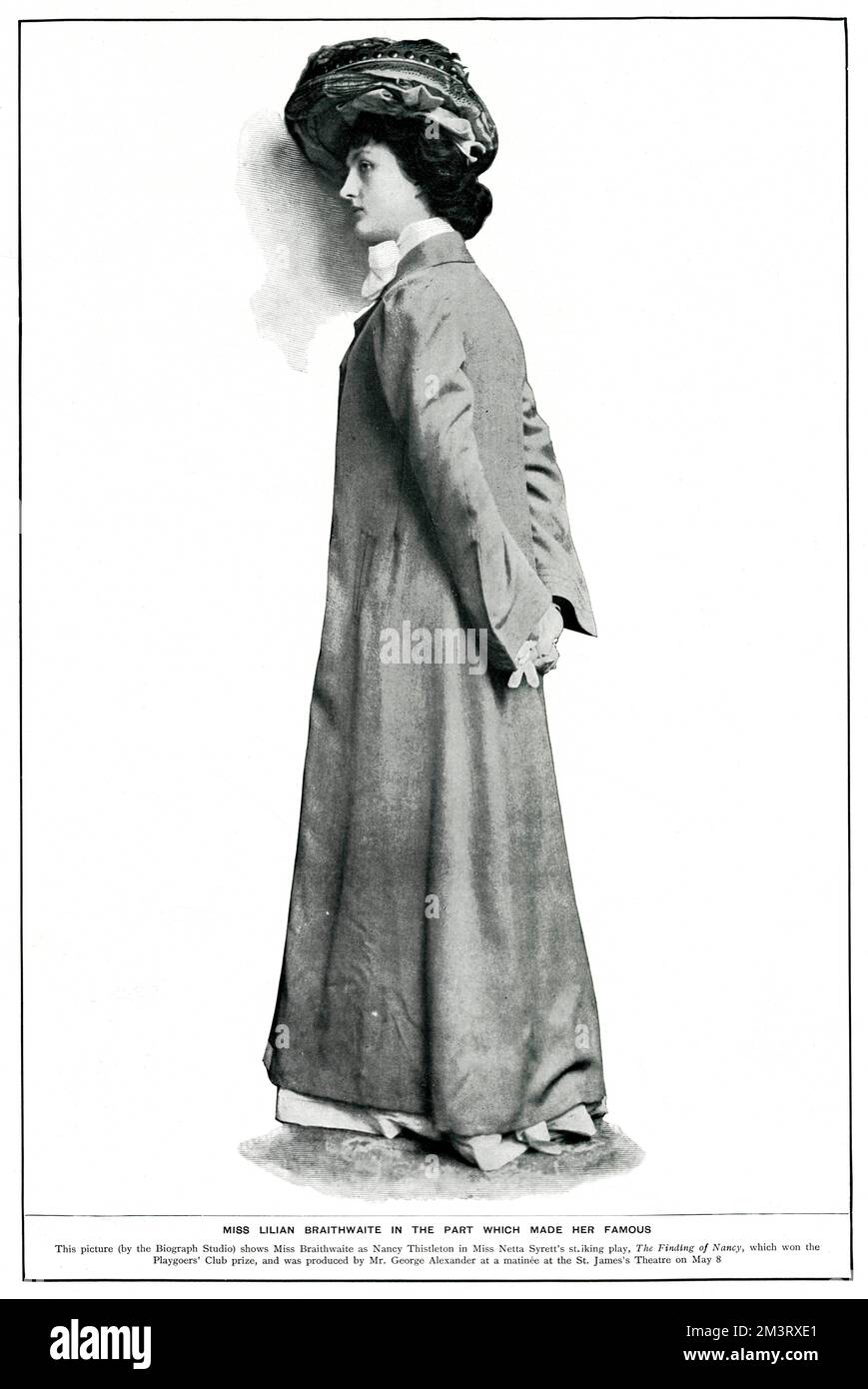 Lilian Braithwaite as Nancy Thistleton 1902 Stock Photo - Alamy