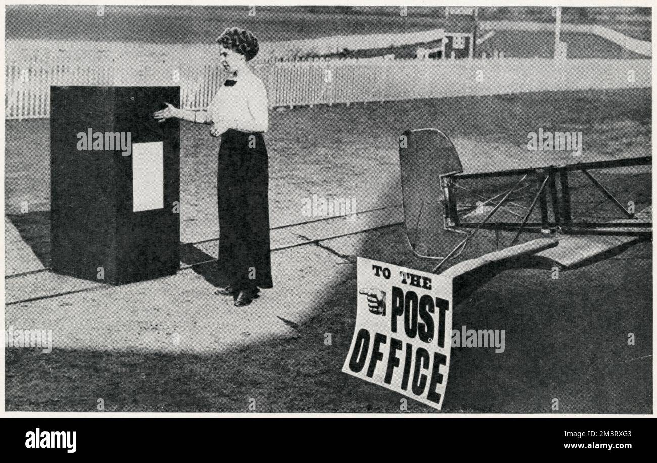 First air mail letter from Hendon to Windsor Stock Photo - Alamy