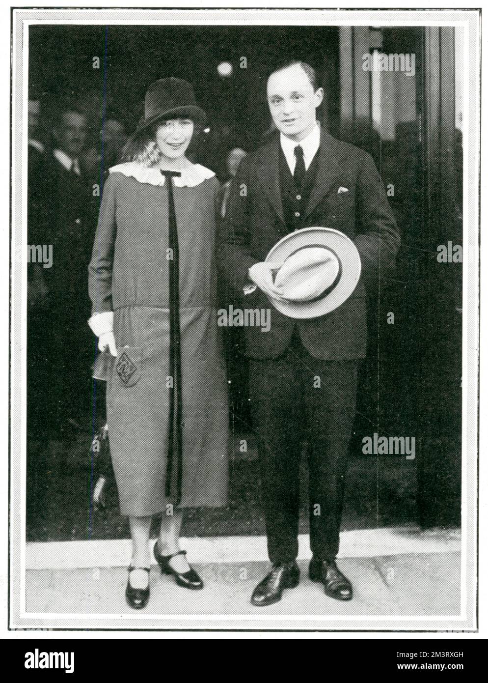 Sheila Kaye-Smith marrying Rev.Theodore Penrose Fry Stock Photo - Alamy