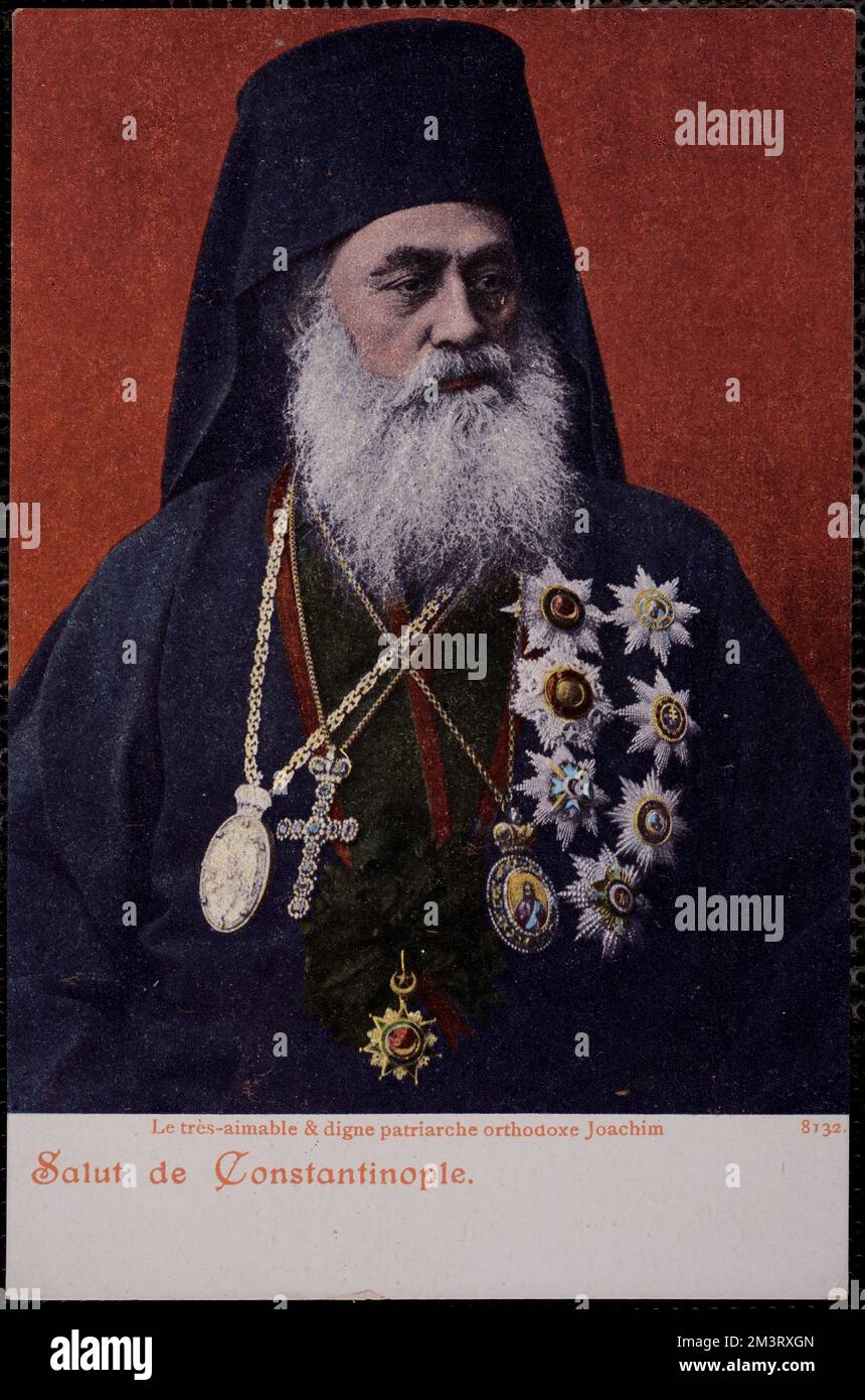 Salut de Constantinople. Le très-aimable & digne patriarche orthodoxe ...