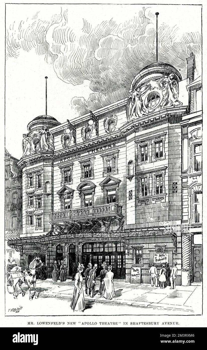 Henry Lowenfeld's new Apollo Theatre, Shaftesbury Avenue, London ...