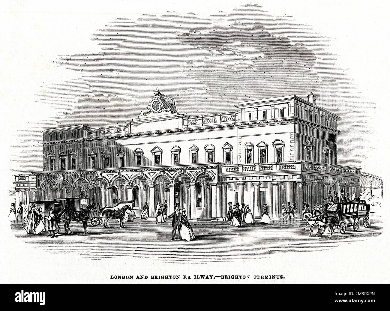 London and Brighton Railway terminus Stock Photo - Alamy