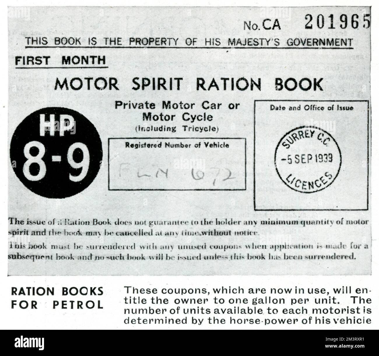 Ration book ww2 hi-res stock photography and images - Alamy