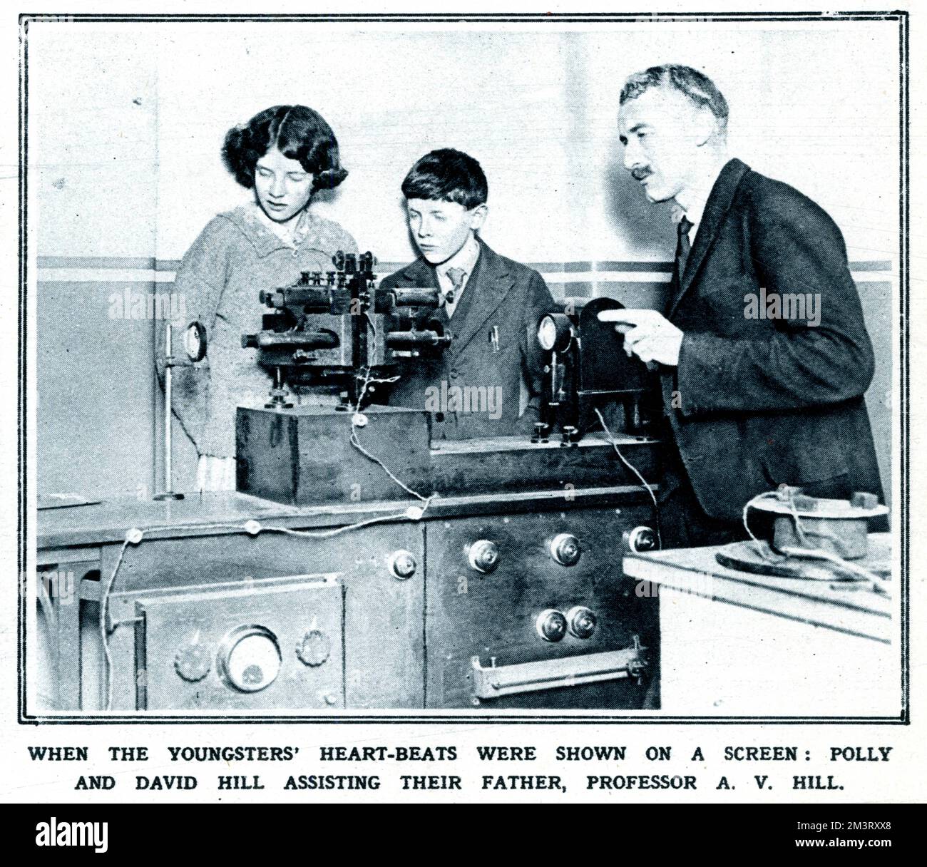 Royal Institution Christmas Lecture - A.V. Hill Stock Photo - Alamy