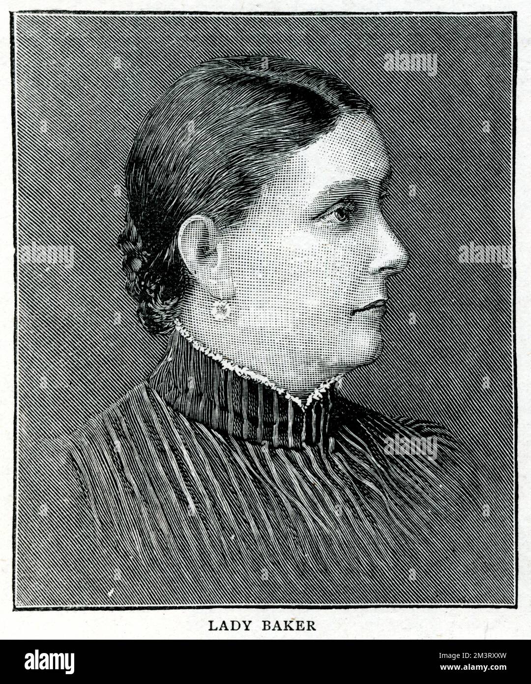 Florence von Sass, Lady Baker, January 1894 Stock Photo - Alamy