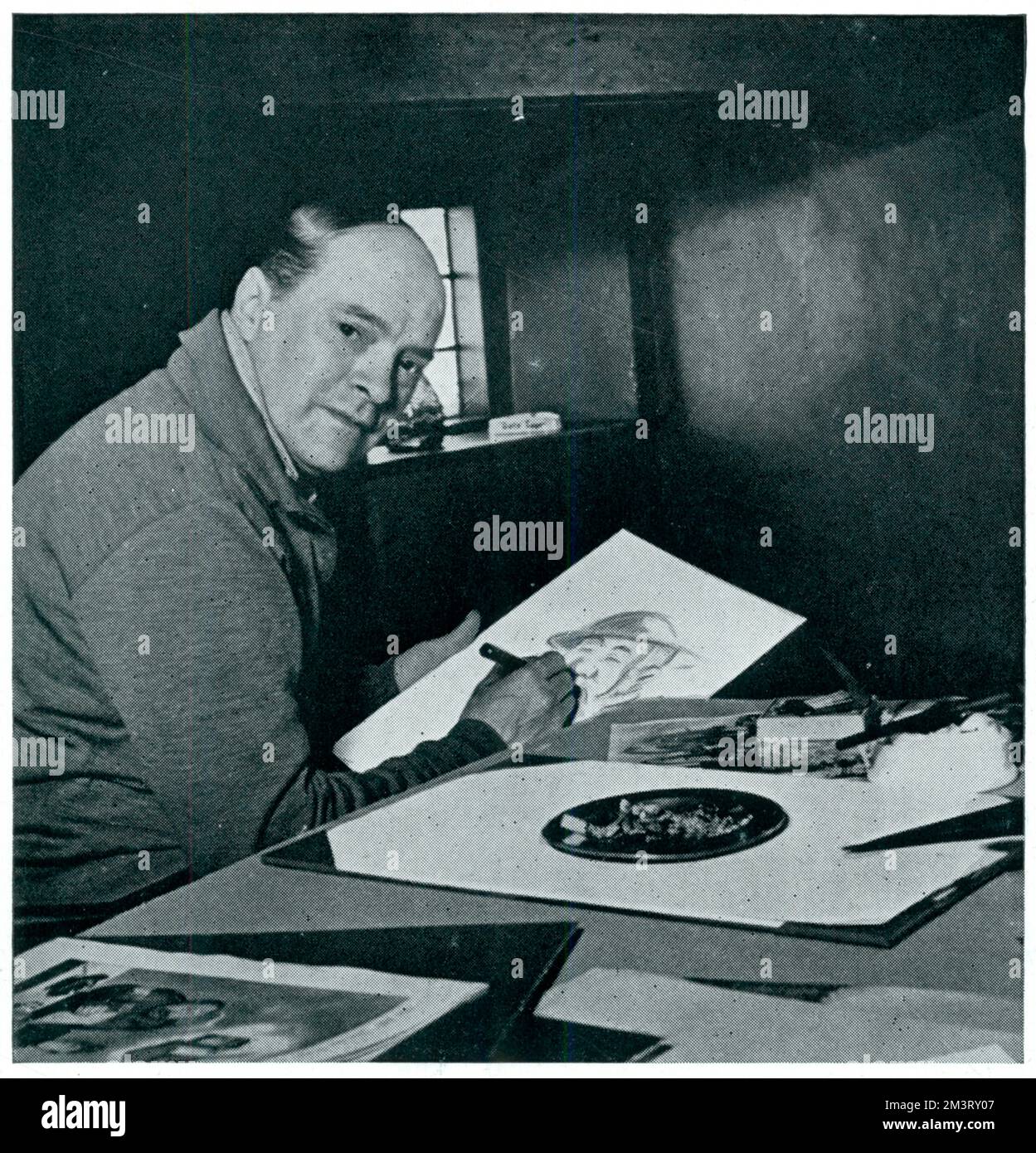 Cartoonist drawing hi-res stock photography and images - Alamy