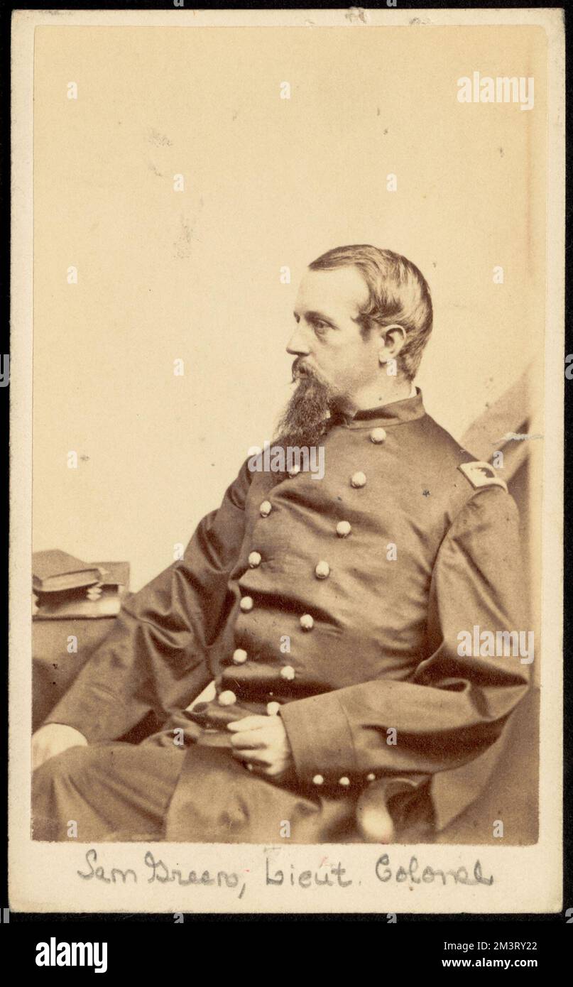 Sam Green, lieut. colonel , Military officers, Green, Samuel A. Samuel ...