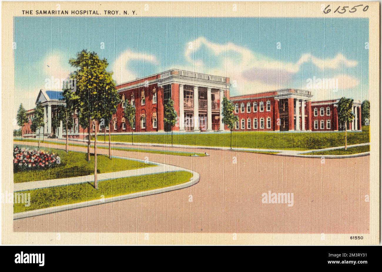The Samaritan Hospital, Troy, N. Y. , Hospitals, Tichnor Brothers ...