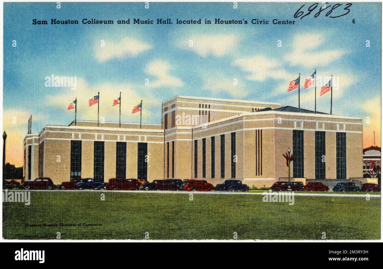 Sam Houston Coliseum and Music Hall, located in Houston's Civic Center ...