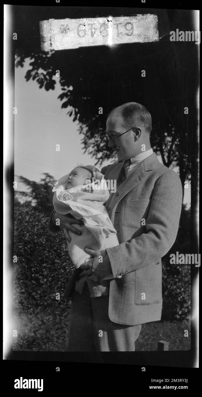 Sam Chamberlain and baby , Infants. Samuel Chamberlain Photograph ...