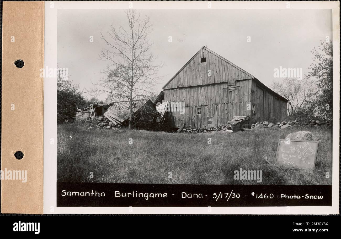 Samantha Burlingame, barn, Dana, Mass., May 17, 1930 : Parcel no. 391 ...