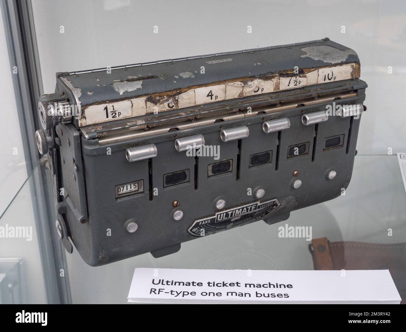 A London Transport Ultimate ticket machine (RF-type one man buses 1950s ...
