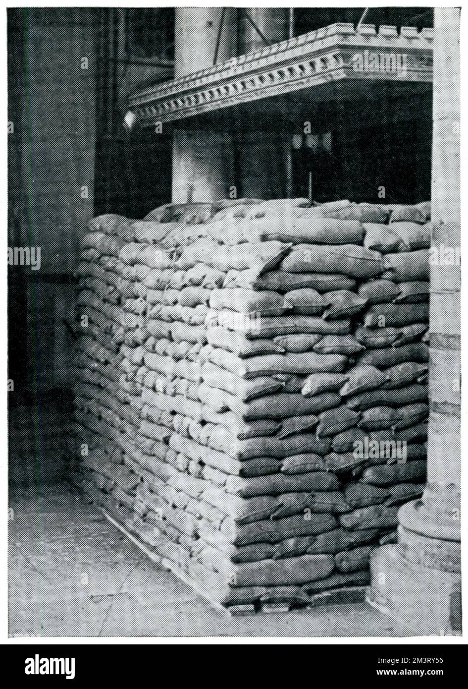 Sandbags second world war hi-res stock photography and images - Alamy