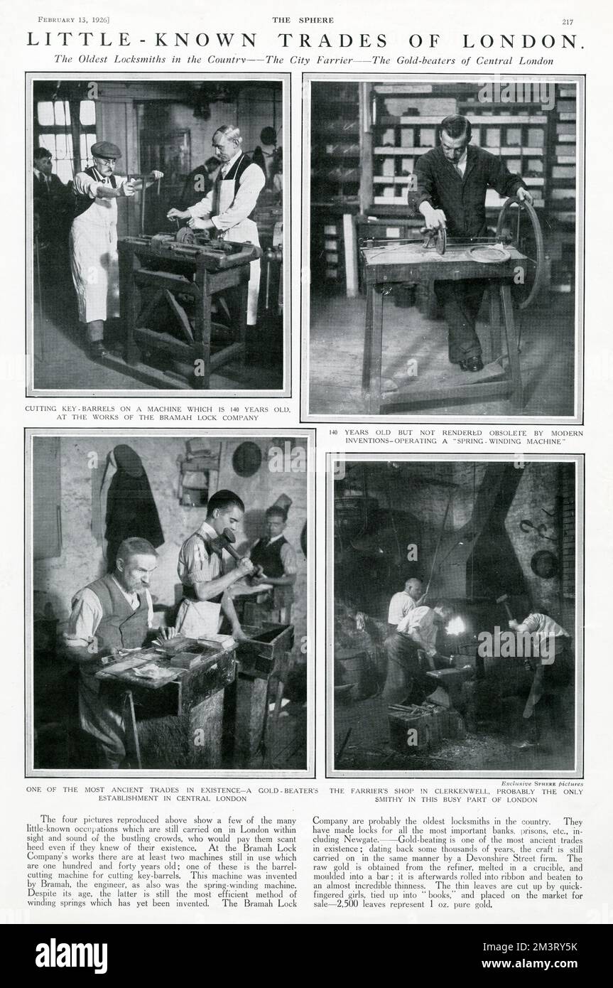 Old machine shop 1920s hi-res stock photography and images - Alamy