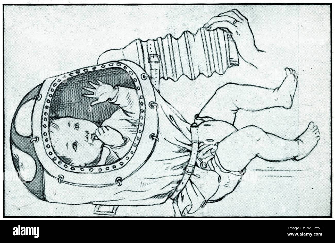 Baby gas mask ww2 Cut Out Stock Images & Pictures - Alamy