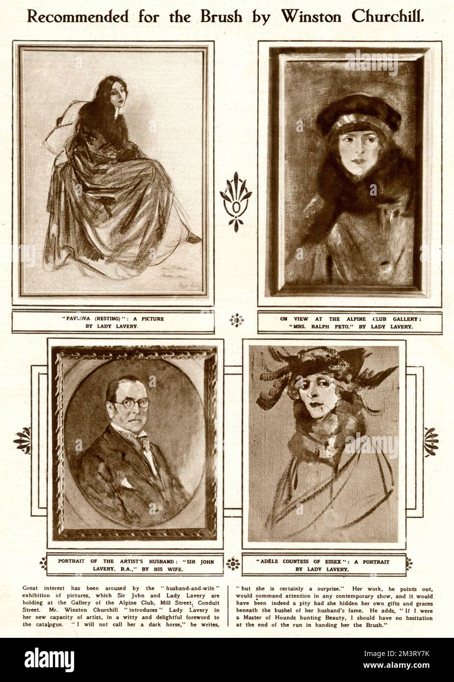 A selection of the work of Lady Lavery, recently recognised as an ...