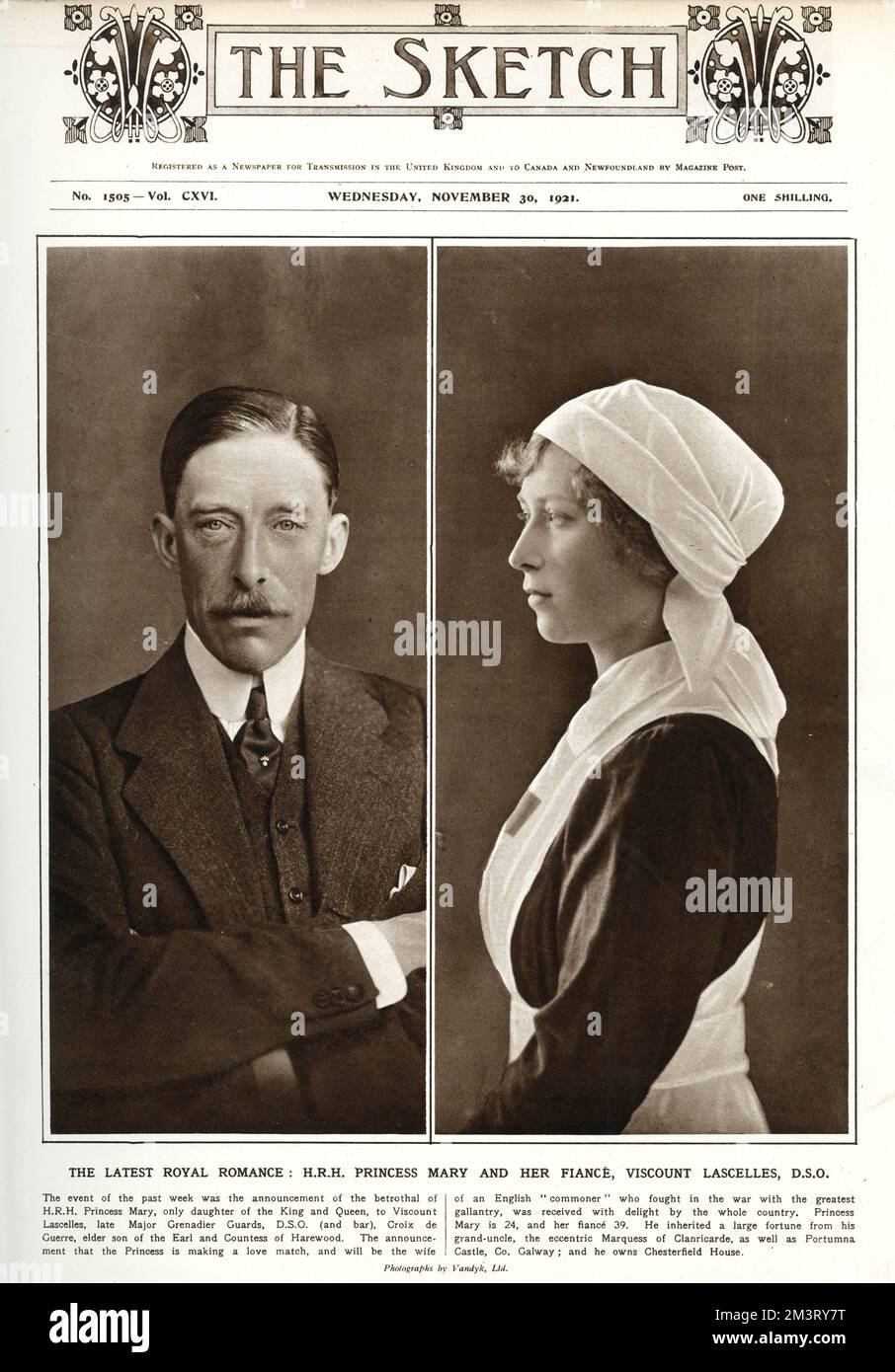 Princess Mary and Viscount Lascelles Stock Photo - Alamy