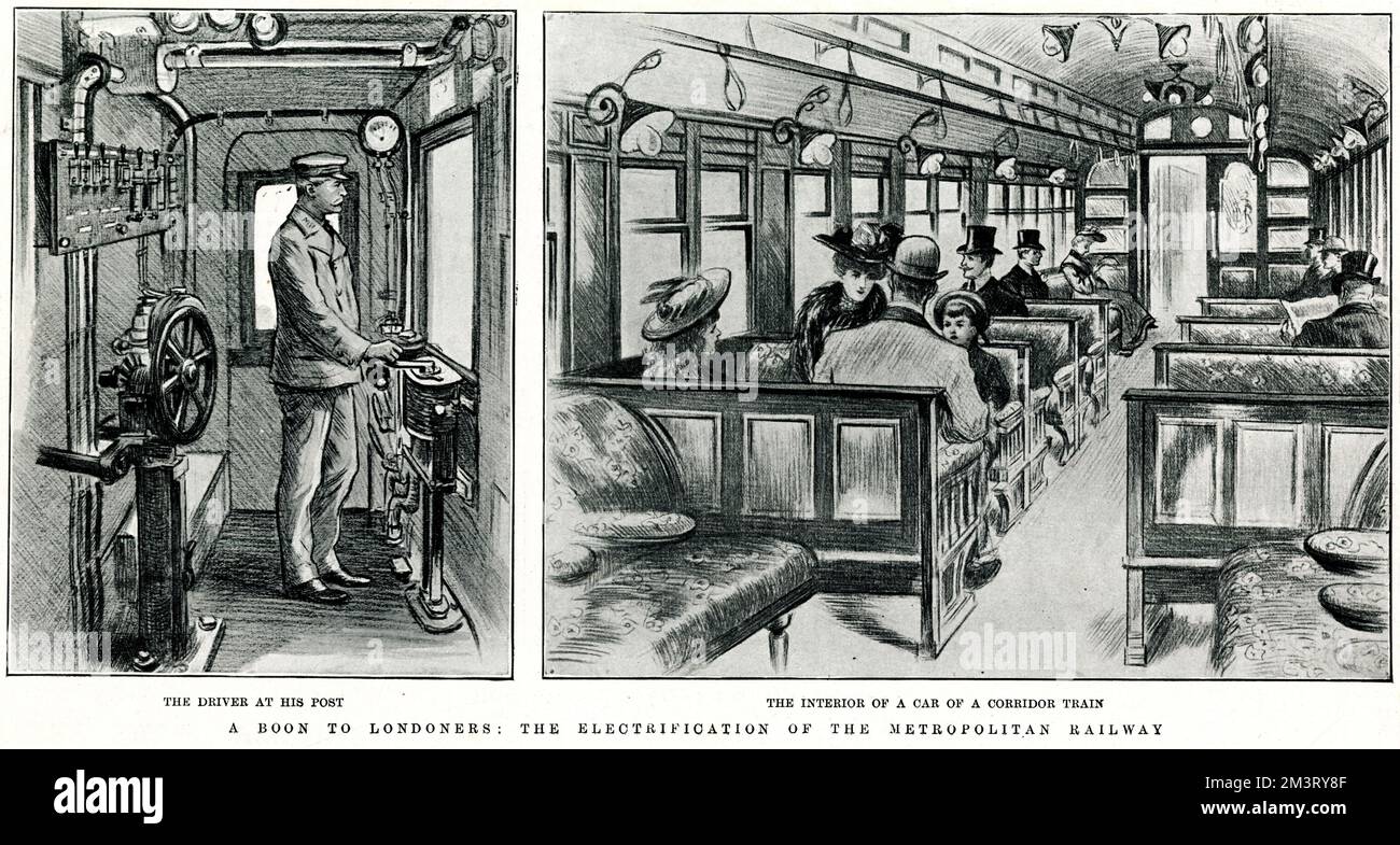 London underground train driver hi-res stock photography and images - Alamy