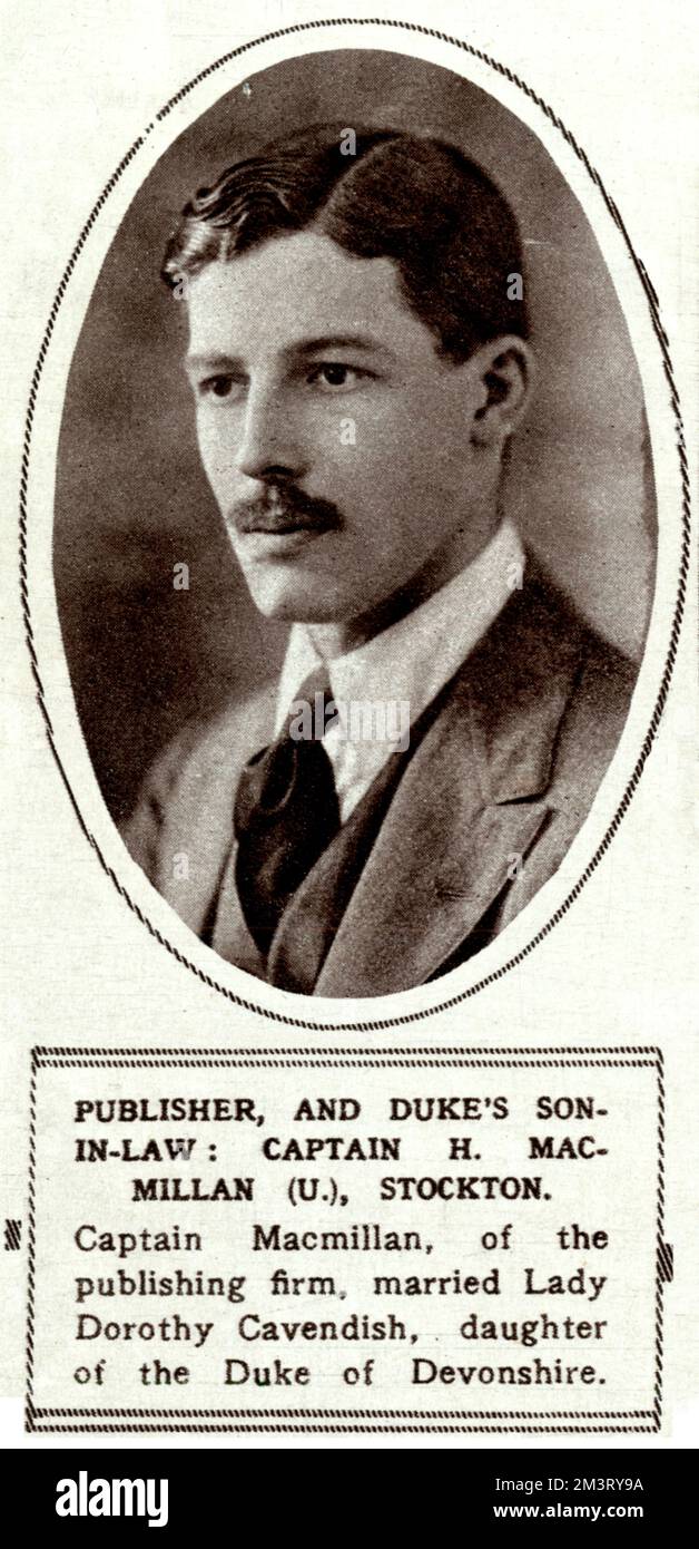 Harold Macmillan (1894-1986), publisher, Conservative politician and ...